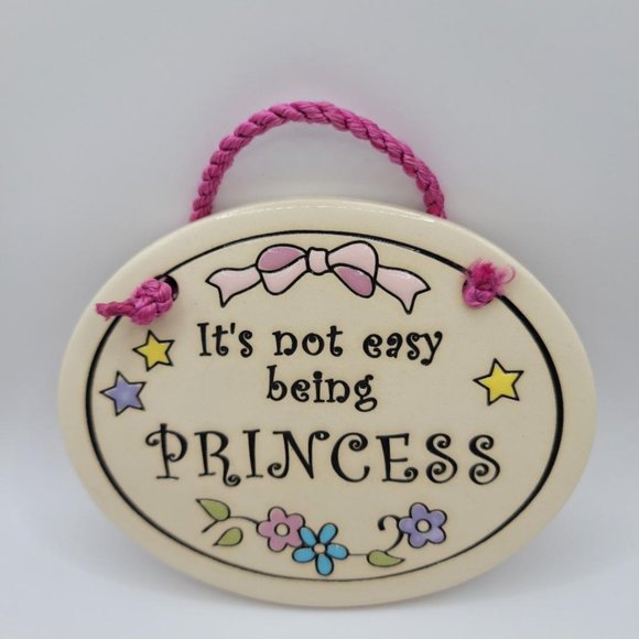 Trinity Pottery | Accessories | Trinity Pottery Princess Plaque | Poshmark